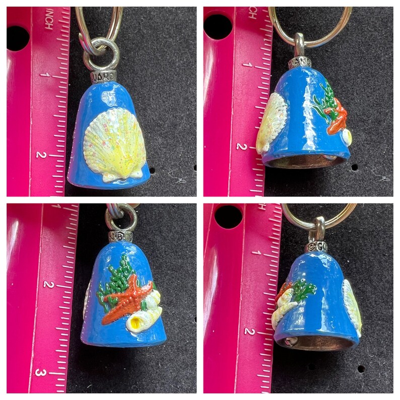 Seashell Hand Painted Motorcycle Guardian Bell Seashell-mb-5740 - Etsy