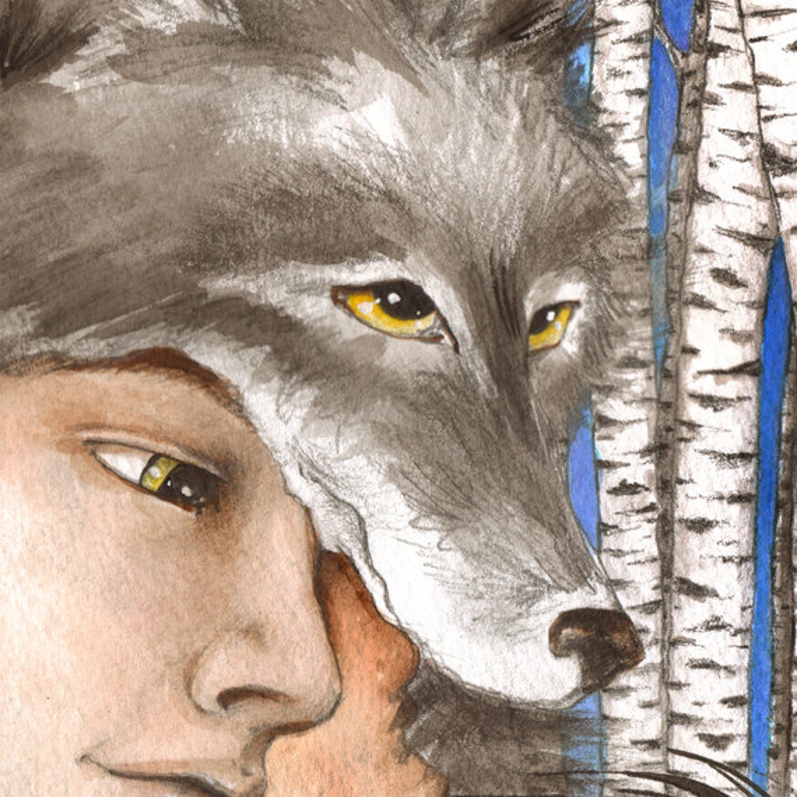 Red and the Wolf, Dark, Sexy, Big Bad Wolf, Skin Walker, Birch ...