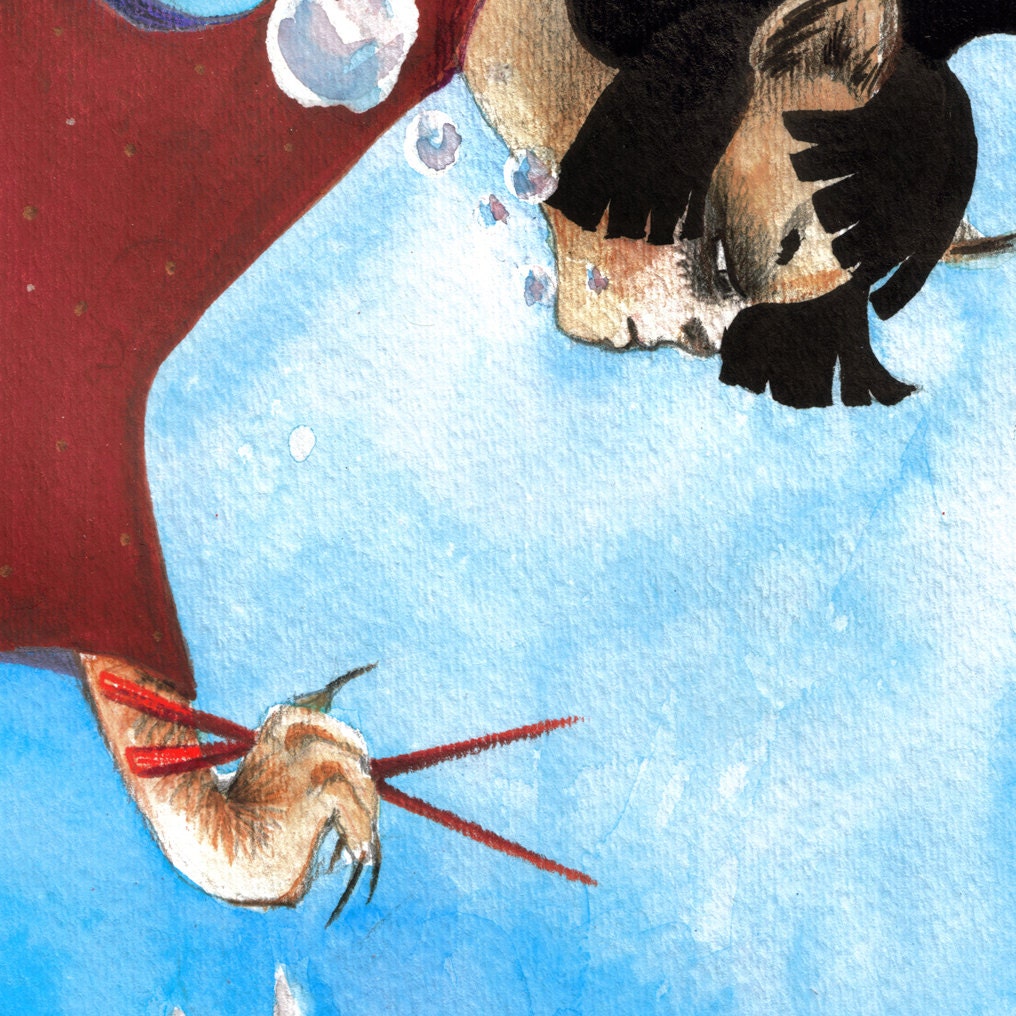 Midnight Snack, Tanuki Yokai, Youkai, Japanese Mythology, Raccoon Girl ...