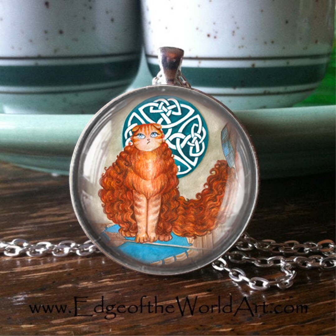 NECKLACE Princess Cat, Cat, Scottish, Archer, Gaelic, Strong, Princess ...