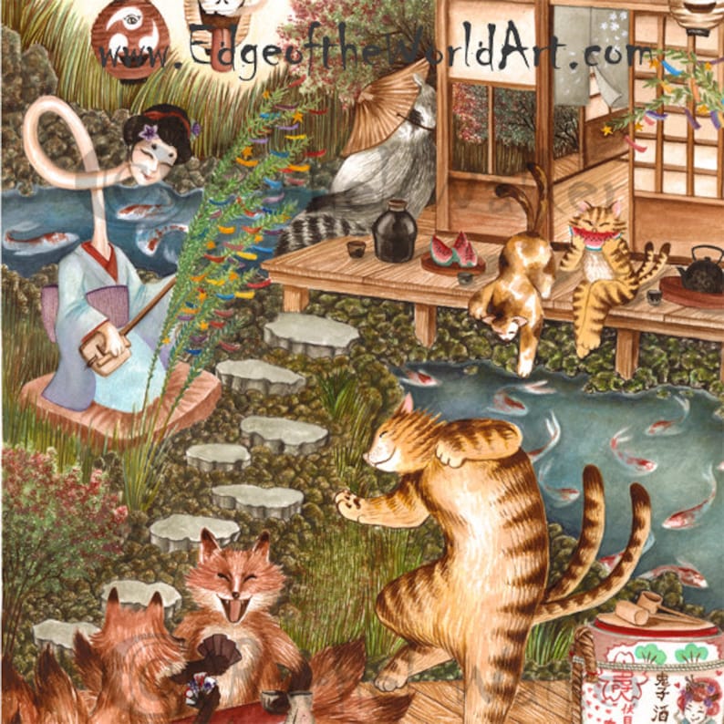 Yokai, Youkai, Demon, Festival, Matsuri, Japanese, Creatures, Kitsune ...