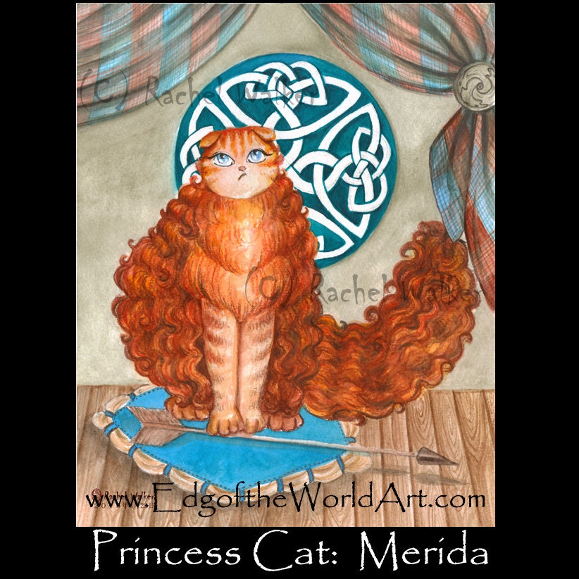 NECKLACE Princess Cat, Cat, Scottish, Archer, Gaelic, Strong, Princess ...