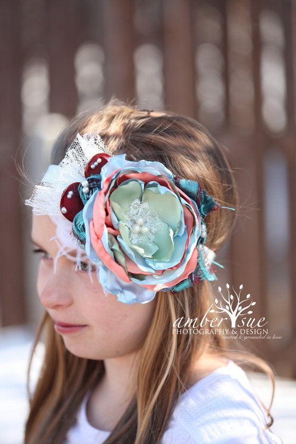 Shabby Chic Headband Persnickety Matilda Jane Headband - Etsy