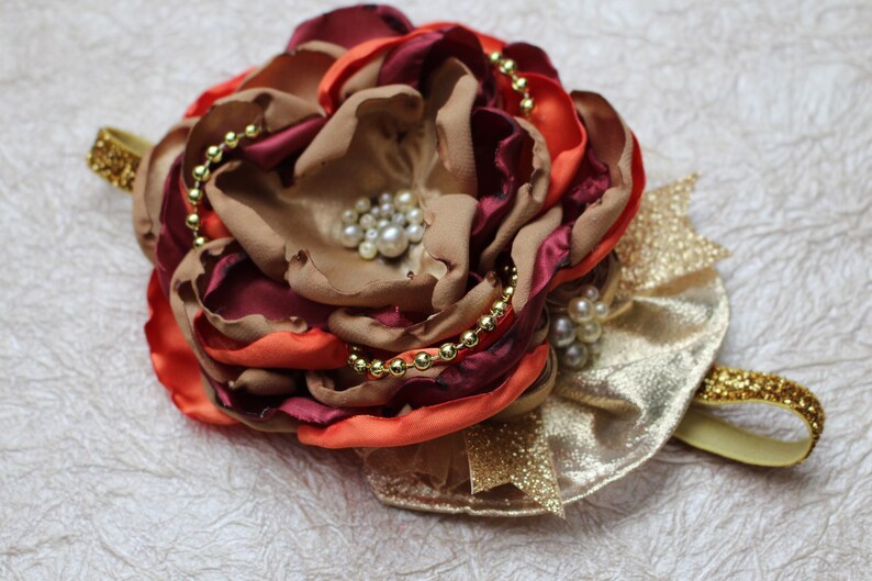 Fall Headband Thanksgiving Headband Autumn Colors Headband - Etsy
