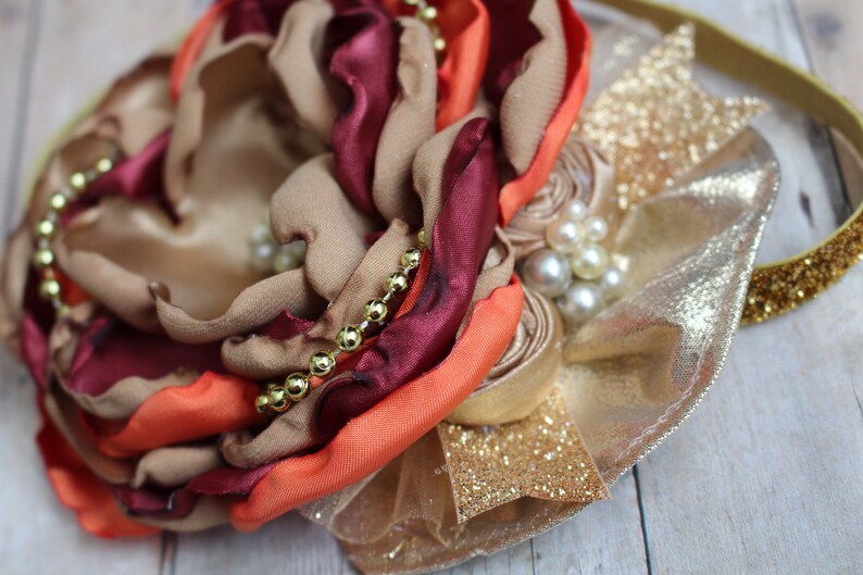Fall Headband Thanksgiving Headband Autumn Colors Headband - Etsy