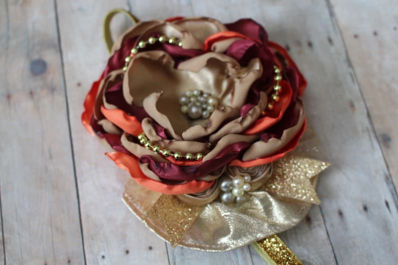 Fall Headband Thanksgiving Headband Autumn Colors Headband - Etsy