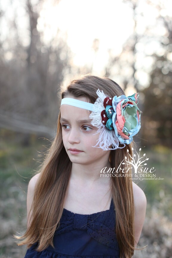 Shabby Chic Headband Persnickety Matilda Jane Headband - Etsy