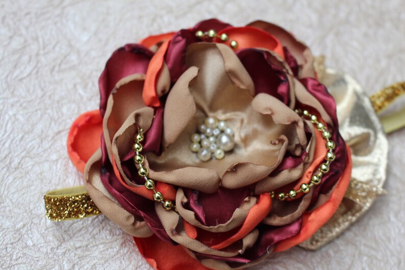 Fall Headband Thanksgiving Headband Autumn Colors Headband - Etsy