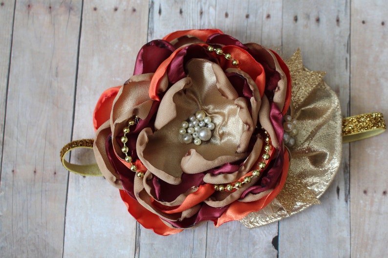 Fall Headband Thanksgiving Headband Autumn Colors Headband - Etsy