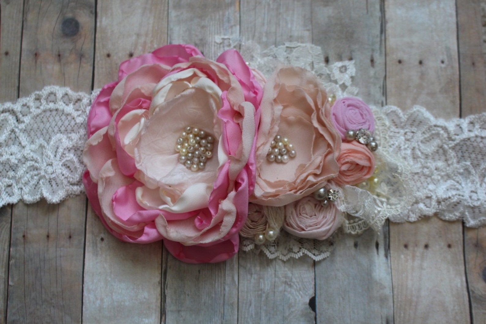 Flower Girl Sash Maternity Sash Maternity Picture Prop Pink | Etsy