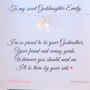 GODDAUGHTER Gift, Baptism Gift for Goddaughter, First Communion ...