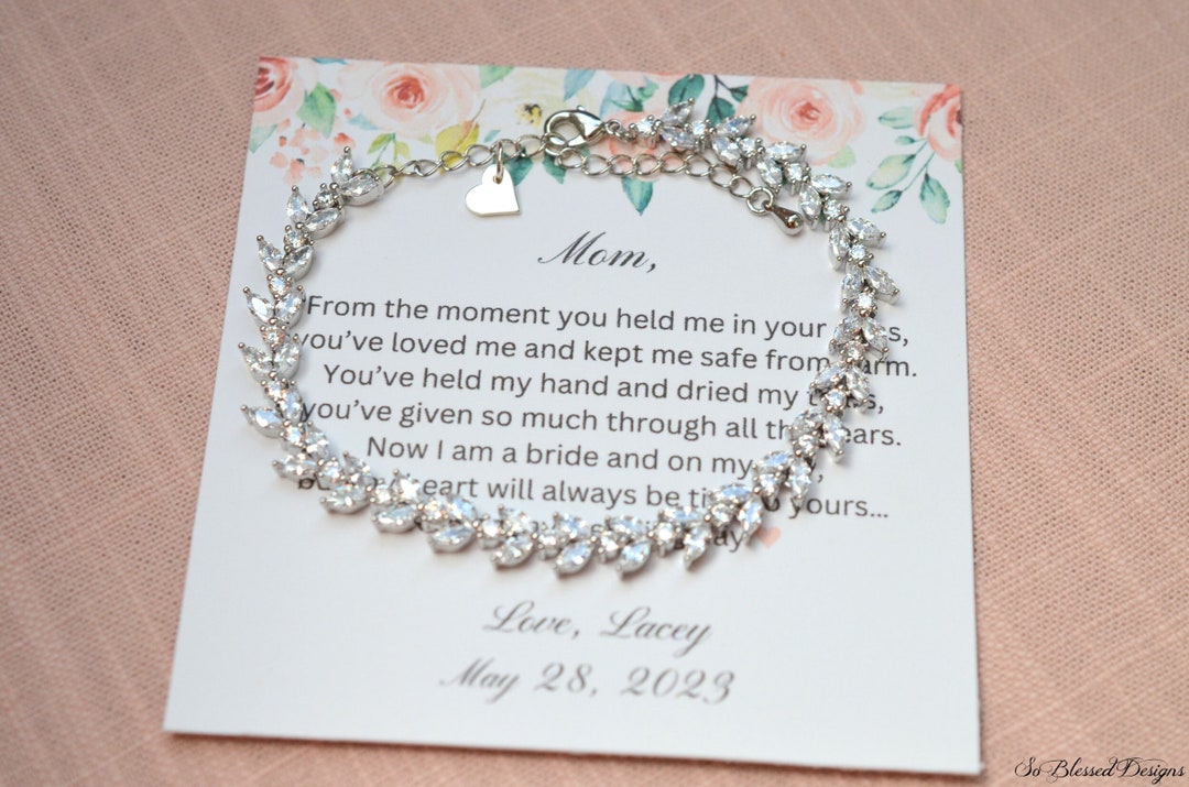 Mother of the Bride Gift, Mother of the Bride Bracelet, Mother of the ...