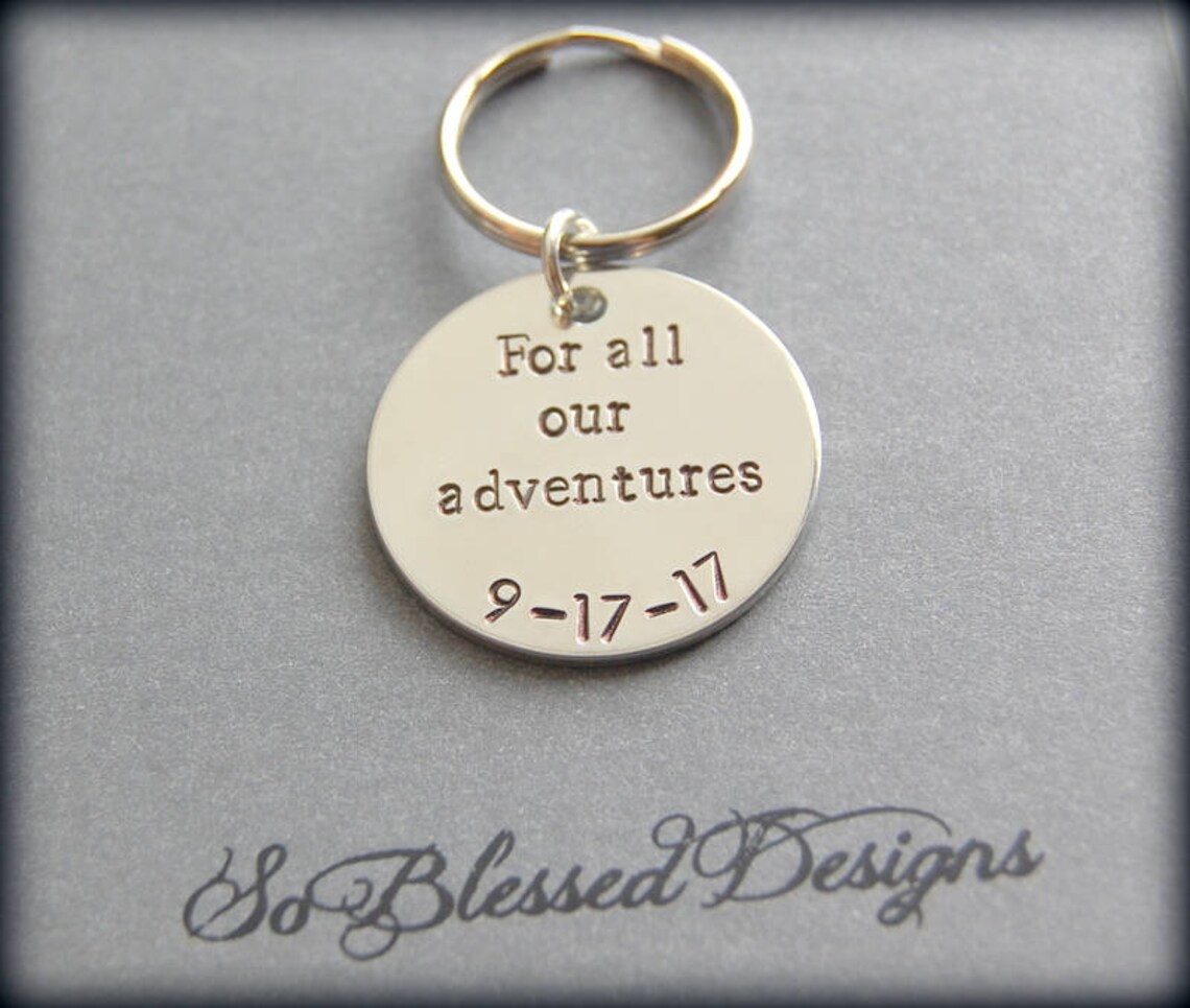 PERSONALIZED Groom Gift Grooms Gift Wedding Date Keychain | Etsy