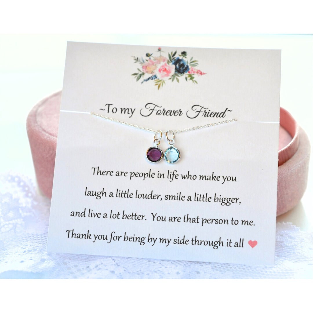 Thank You Gift for Friend, Best Friend Gift, Friendship Necklace ...