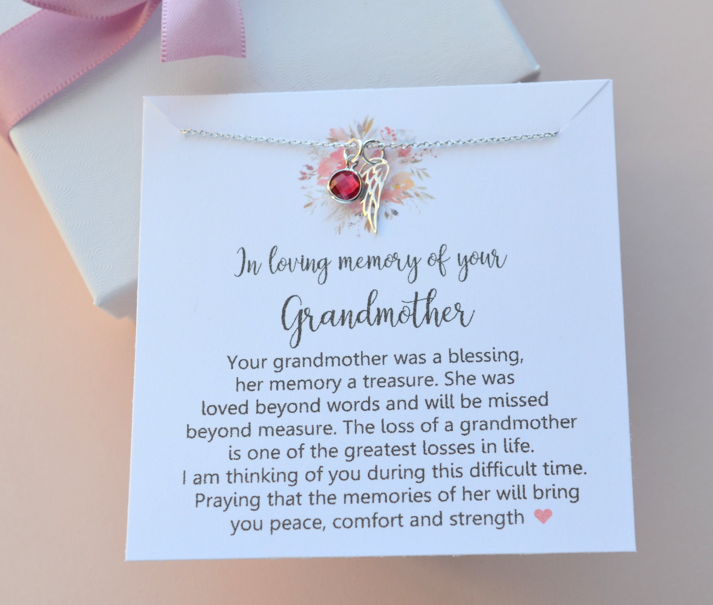 Loss of Grandmother Loss of Grandma In Memory of Grandma | Etsy