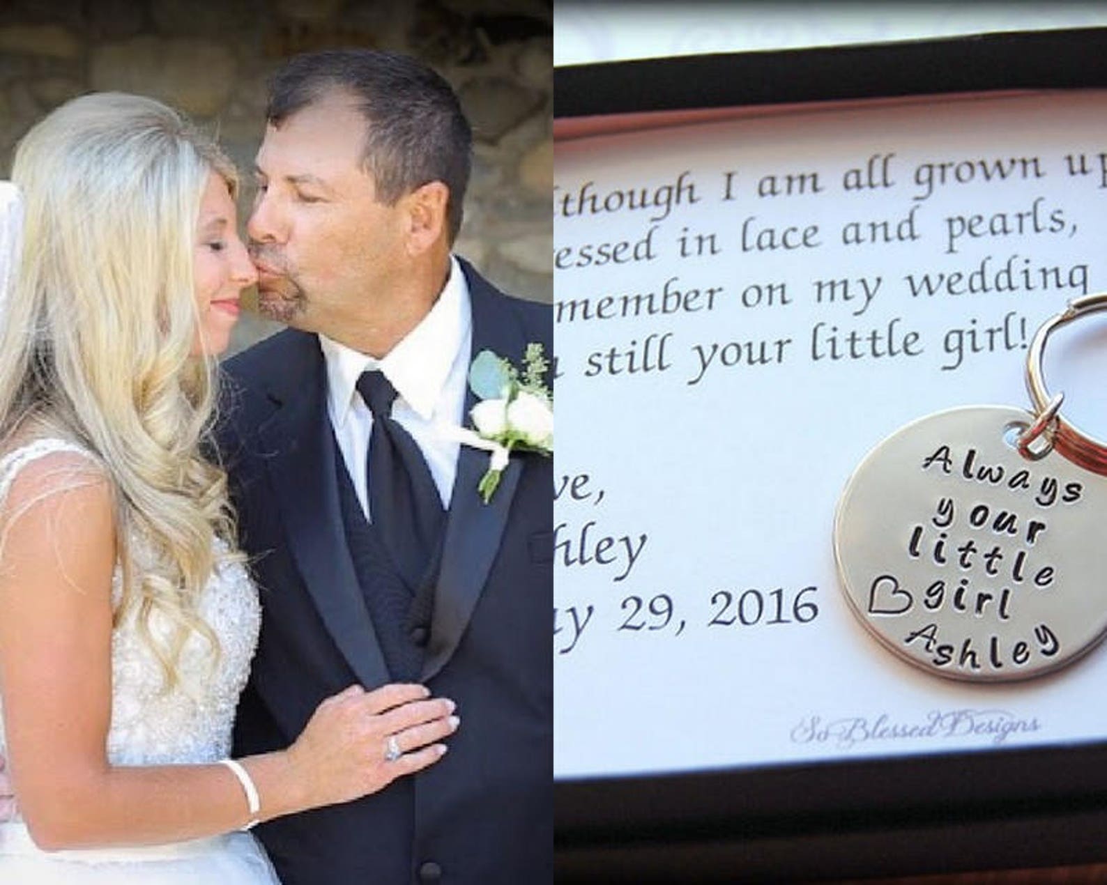 Gifts for Father of the Bride, Always Your Little Girl, From Bride to ...