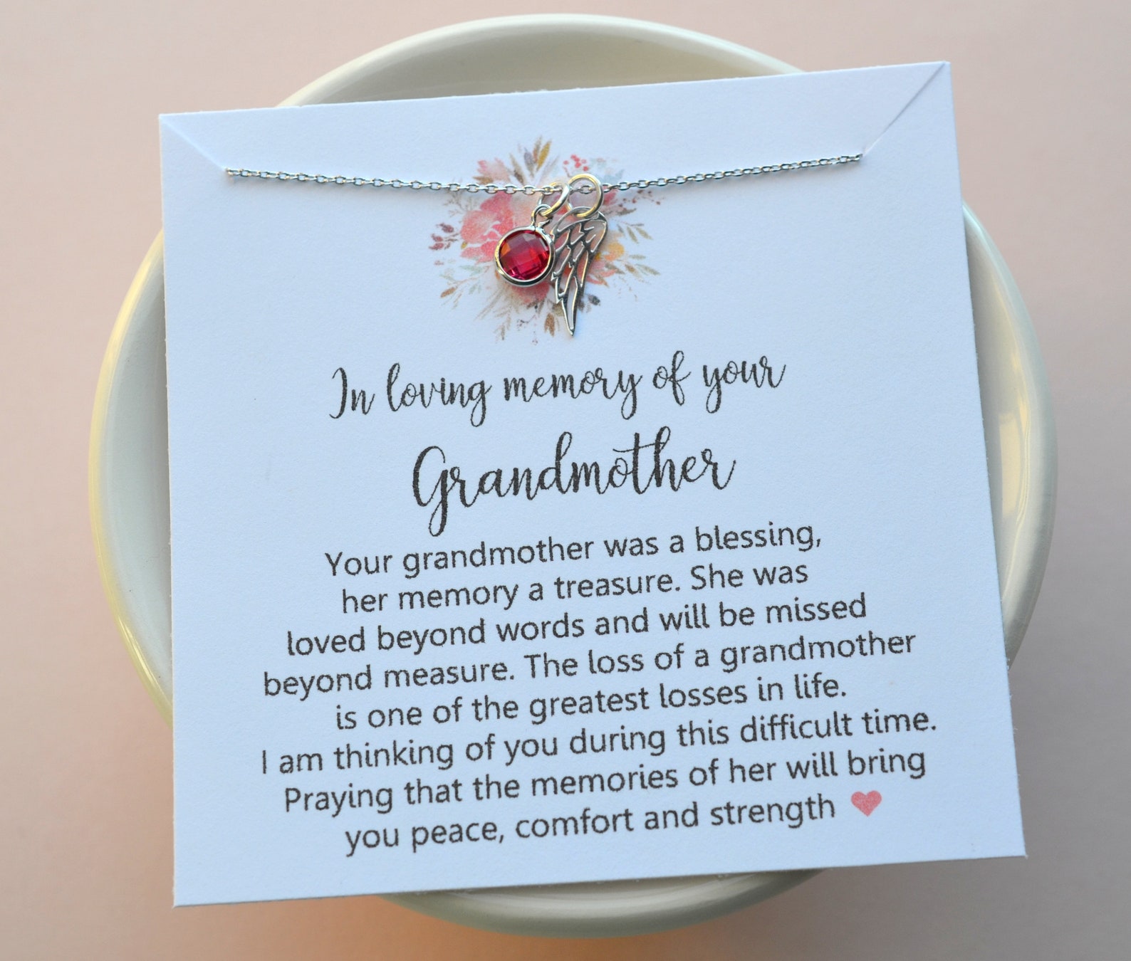 Loss of Grandmother Loss of Grandma In Memory of Grandma | Etsy
