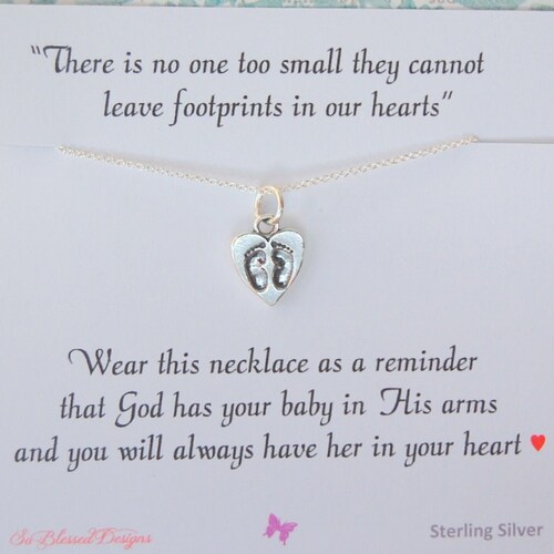 Miscarriage Necklace Infant Loss Jewelry Sympathy Gift Loss of - Etsy
