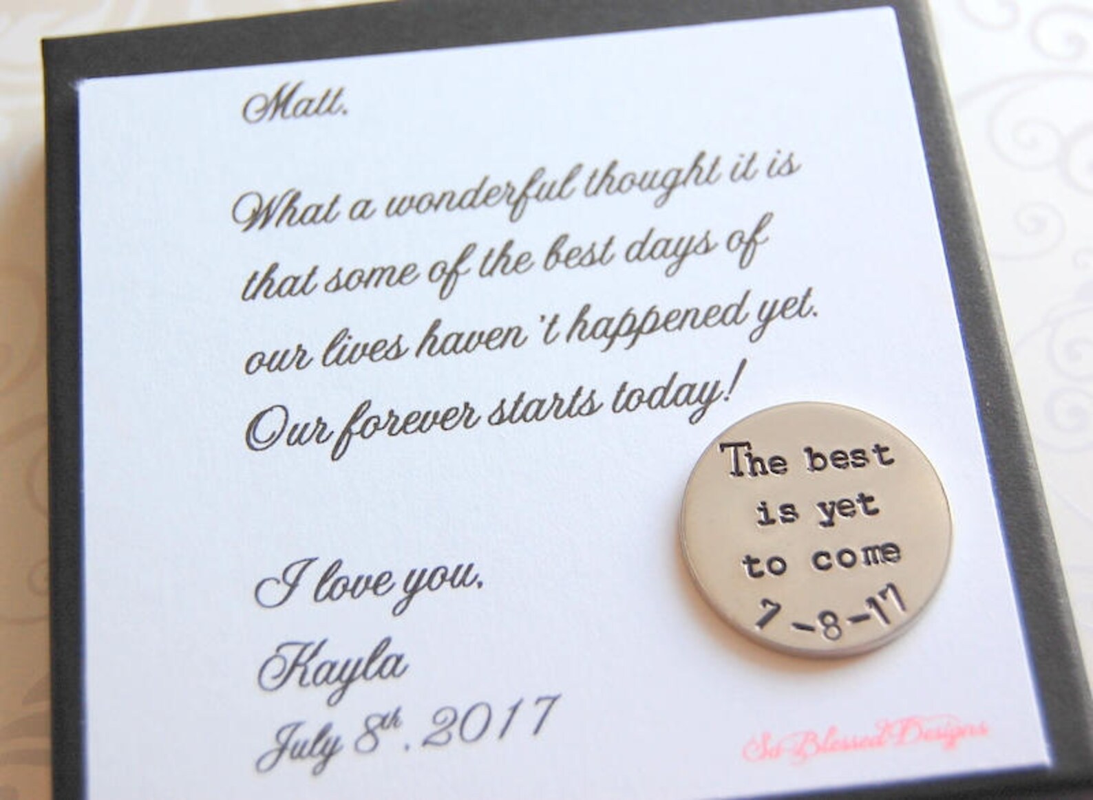 Groom Gift From Bride for Groom From Bride Wedding Day Gift - Etsy