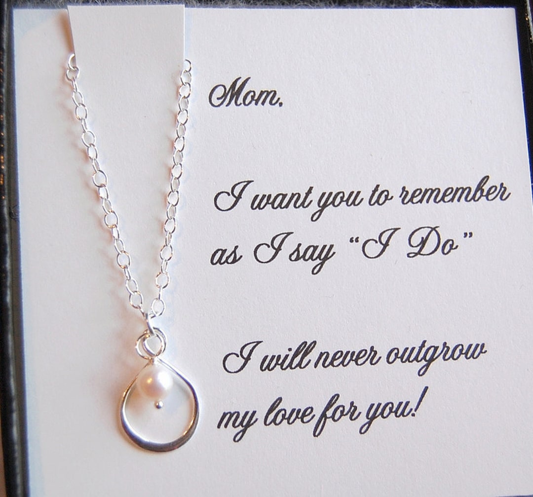 Mother of the Bride Necklace, Mother of the Bride Gifts, Infinity ...