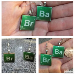 Breaking Bad/ Periodic Table of Elements Earrings (made in Albuquerque ...