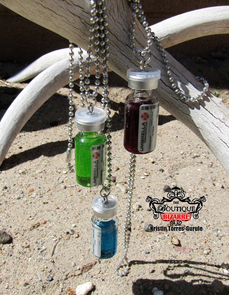 Resident Evil T Virus G Virus and Anti Virus Blue Green and - Etsy