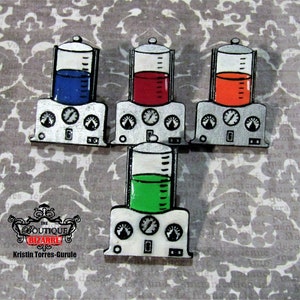 HAND PAINTED Porti-boy Vintage Embalming Machine Lapel Pin Pinback ...