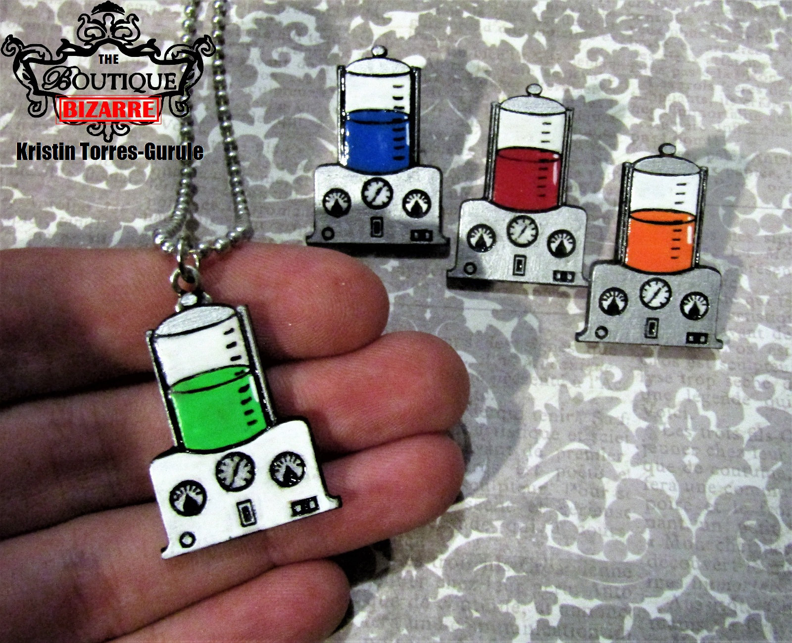 Handmade Porti-boy Embalming Machine Pendant, Mortician Gift - Etsy