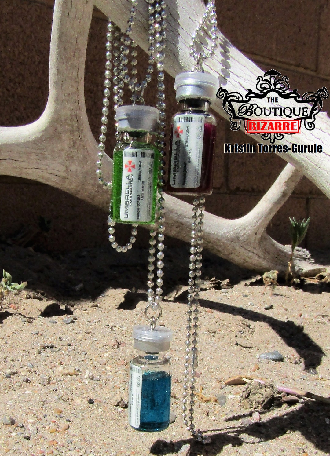 Resident Evil T Virus G Virus and Anti Virus Blue Green and Purple ...