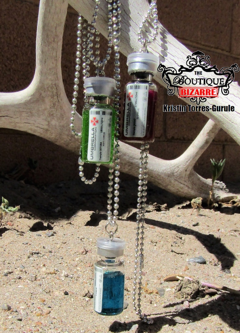 Resident Evil T Virus G Virus and Anti Virus Blue Green and - Etsy