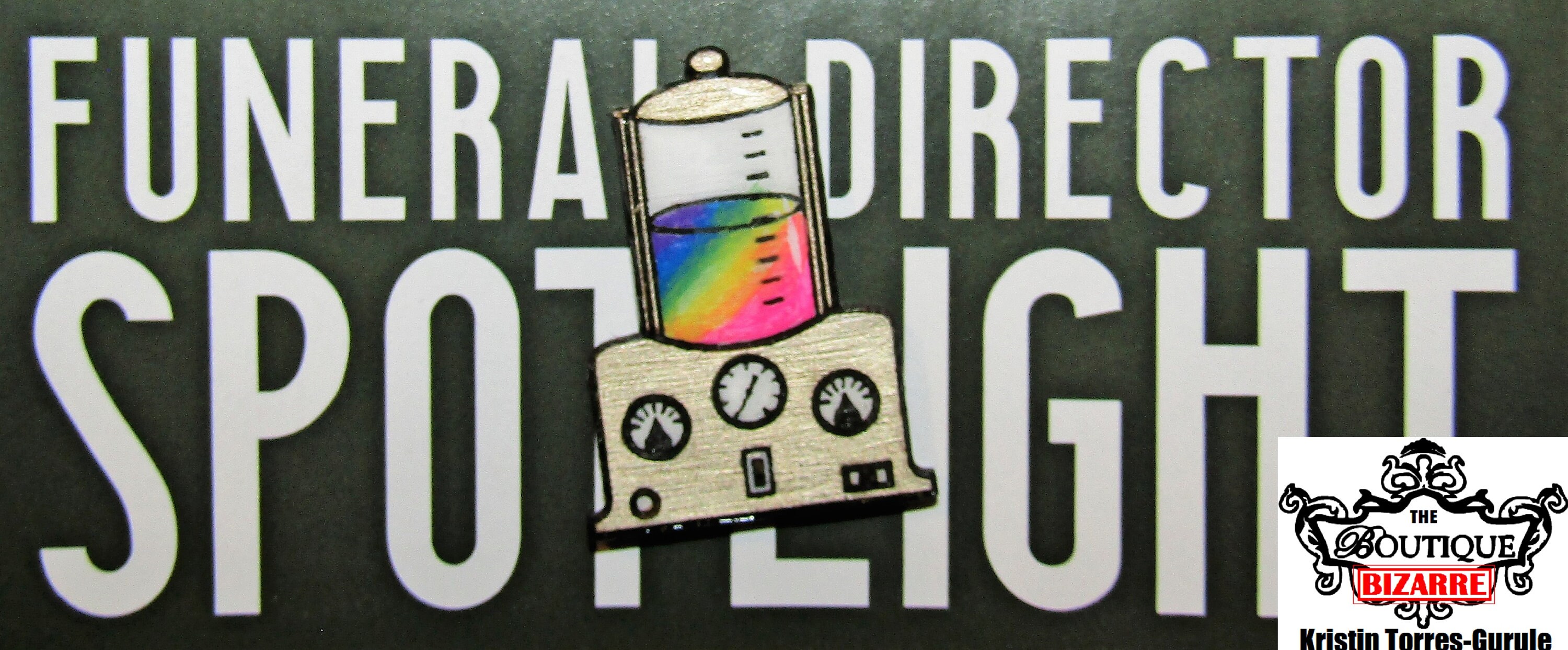 Laser Cut Wood & Hand Painted Rainbow Embalming Machine CHOOSE | Etsy