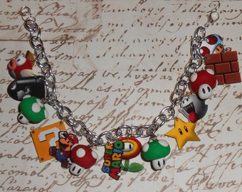 Super Mario Beaded Bracelet - Etsy