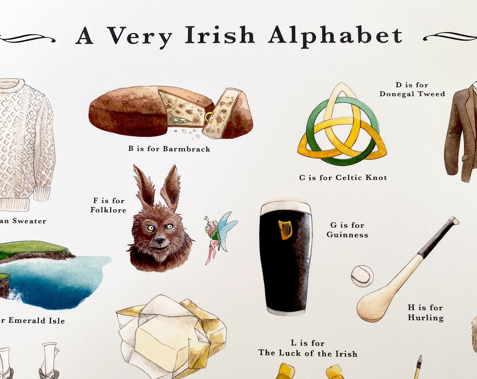 A Very Irish Alphabet Signed Art Print. Ireland Art, Irish New Home ...