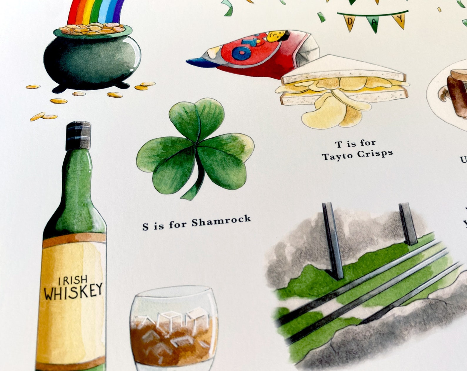 A Very Irish Alphabet Signed Art Print. Ireland Art, Irish New Home ...