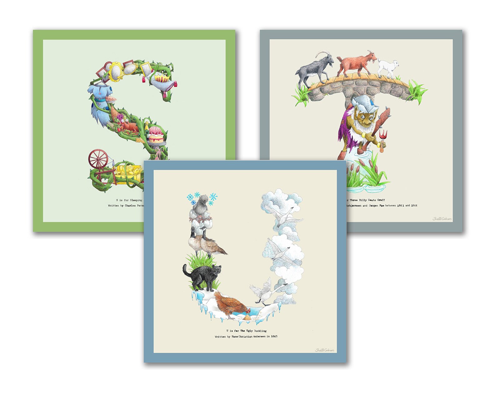 Alphabet Letters A-Z Signed Fine Art Print Name Custom | Etsy