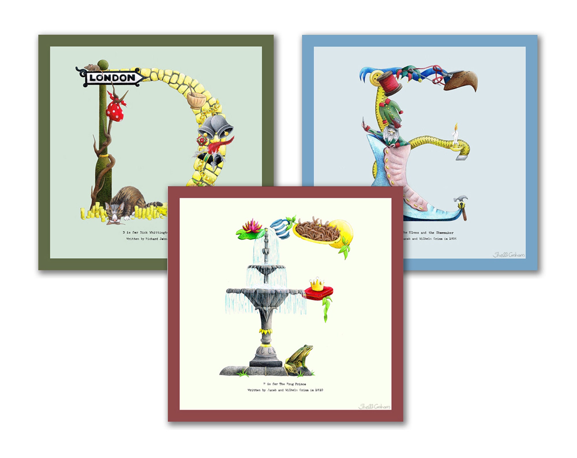 Alphabet Letters A-Z Signed Fine Art Print Name Custom | Etsy