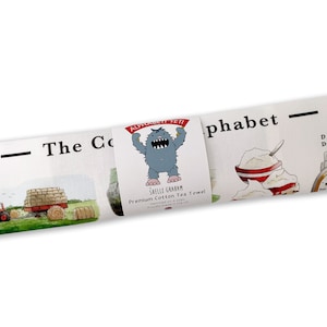 Cornish Alphabet Tea Towel: New Home in Cornwall Gift - Etsy