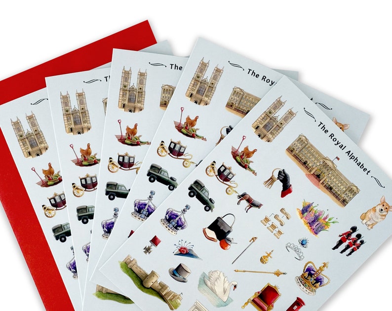 Royal Alphabet Greeting Card. Britain Card, British Card - King Charles ...