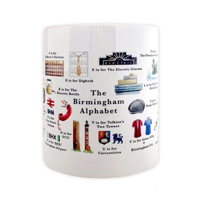 The Birmingham Alphabet Ceramic Mug. Birmingham Gift Idea - New Home ...