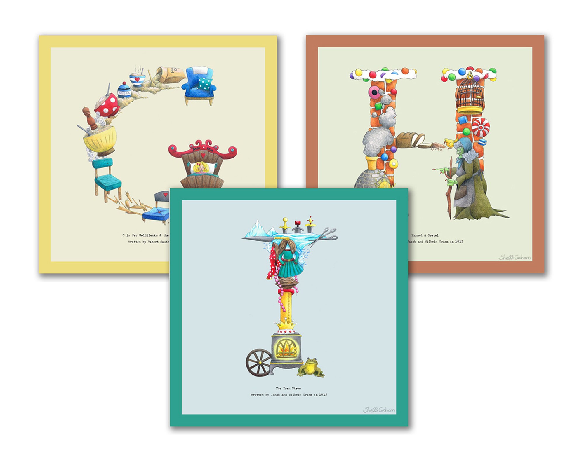 Alphabet Letters A-Z Signed Fine Art Print Name Custom | Etsy