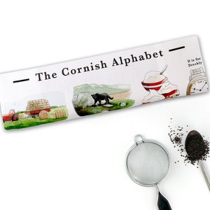 Cornish Alphabet Tea Towel. Cornwall Tea Towel Housewarming Gift. New ...
