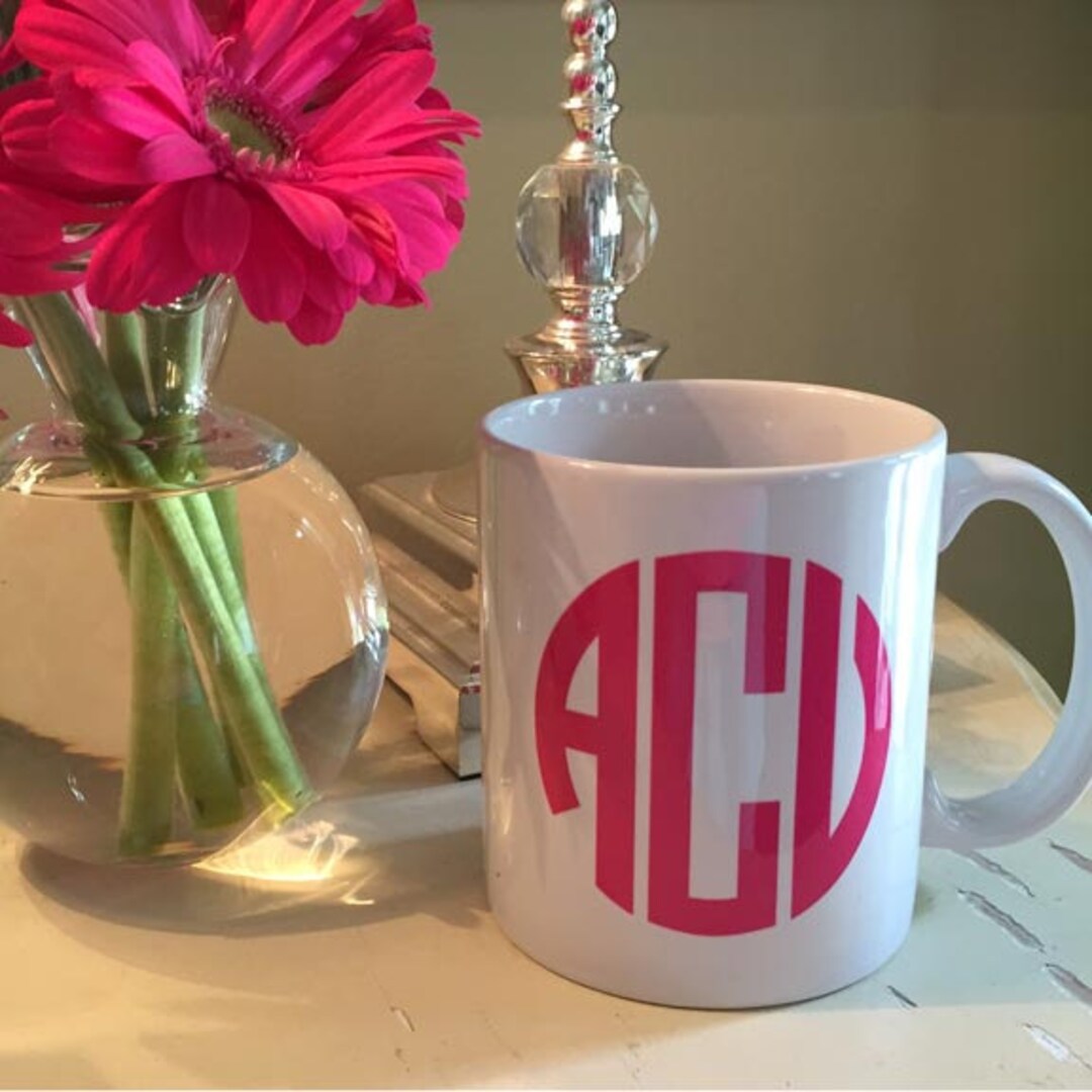 Personalized Mug Monogram Coffee Mugs Personalize Coffee Cup Initials ...