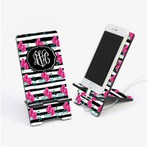 Personalized Phone Stand - Monogram Phone Stand - Name Phone Stand ...