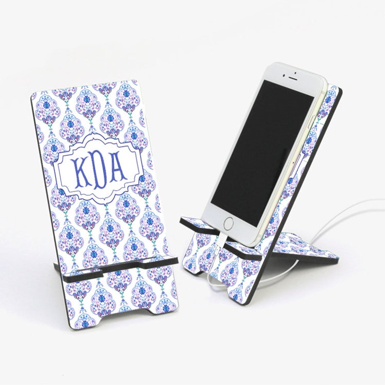 Personalized Phone Stand Monogram Phone Stand Name Phone - Etsy