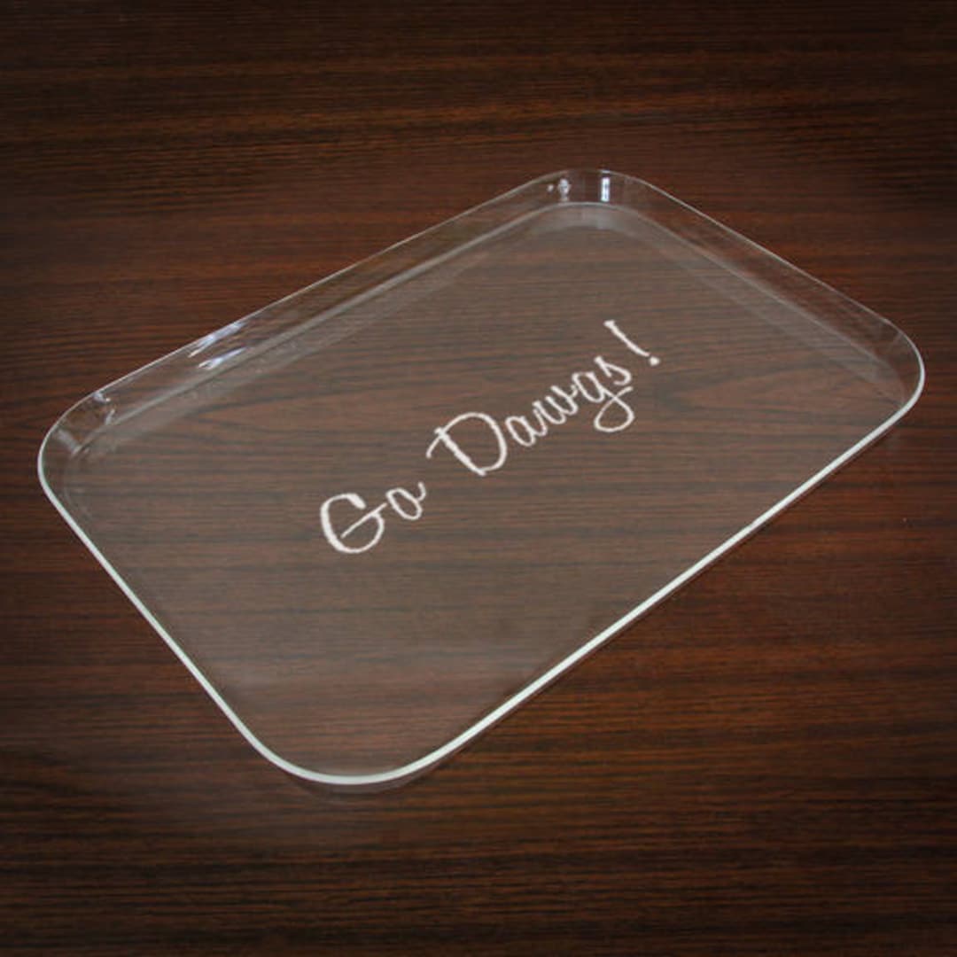 Acrylic Tray Personalized Serving Tray Engraved Tray Acylic Monogram ...