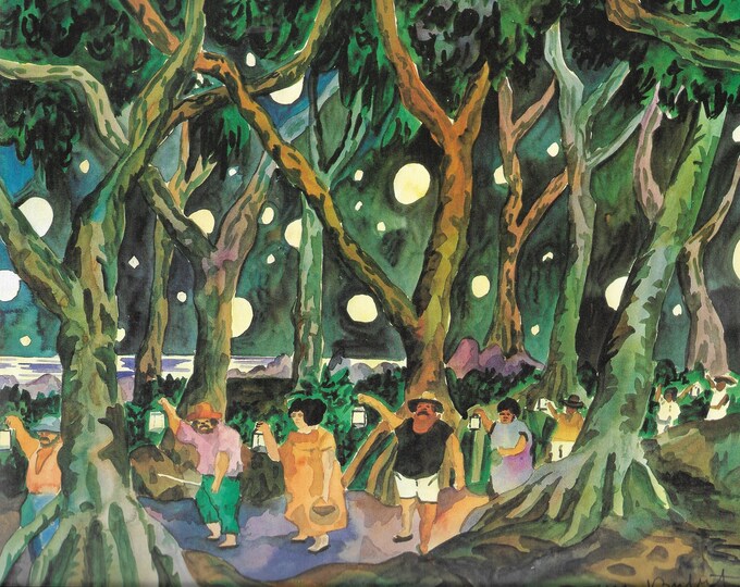 Guy Buffet, MAUI, Hawaii, Gang Night Fishing - Etsy