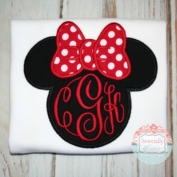 Minnie Monogram - Etsy