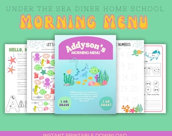 Wilderness Morning Menu Homeschool Printables Worksheets: Homeschool ...