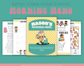 Wilderness Morning Menu Homeschool Printables Worksheets: Homeschool ...