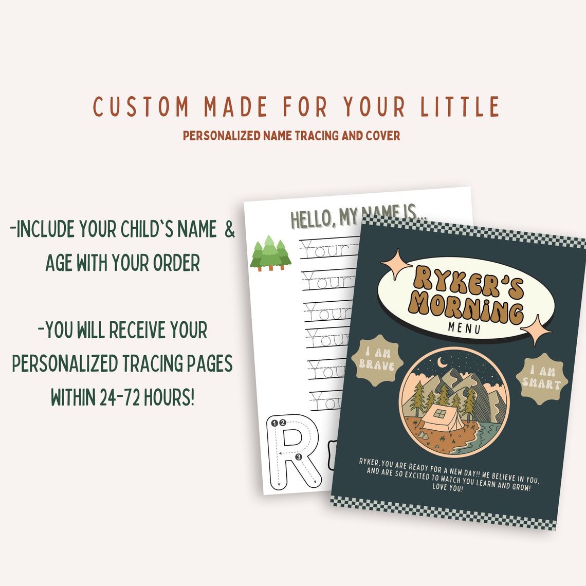 Wilderness Morning Menu Homeschool Printables Worksheets: Homeschool ...